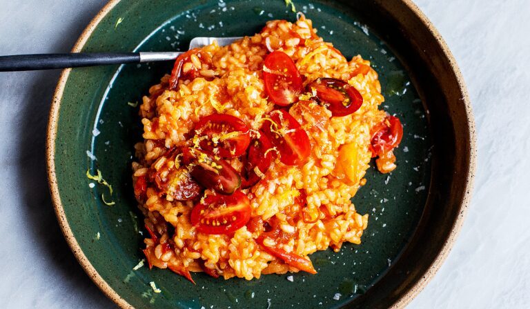 Easy Tomato Risotto with Parmesan | Tried and True Recipes