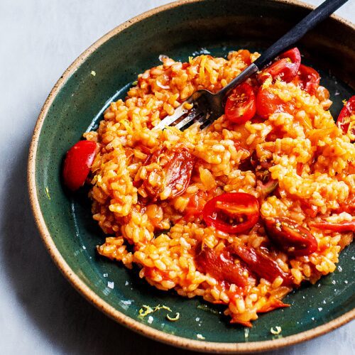 Easy Tomato Risotto with Parmesan | Tried and True Recipes