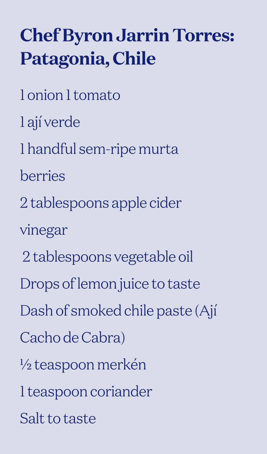 Pebre: The Chilean Salsa for Bread | Tried and True Recipes