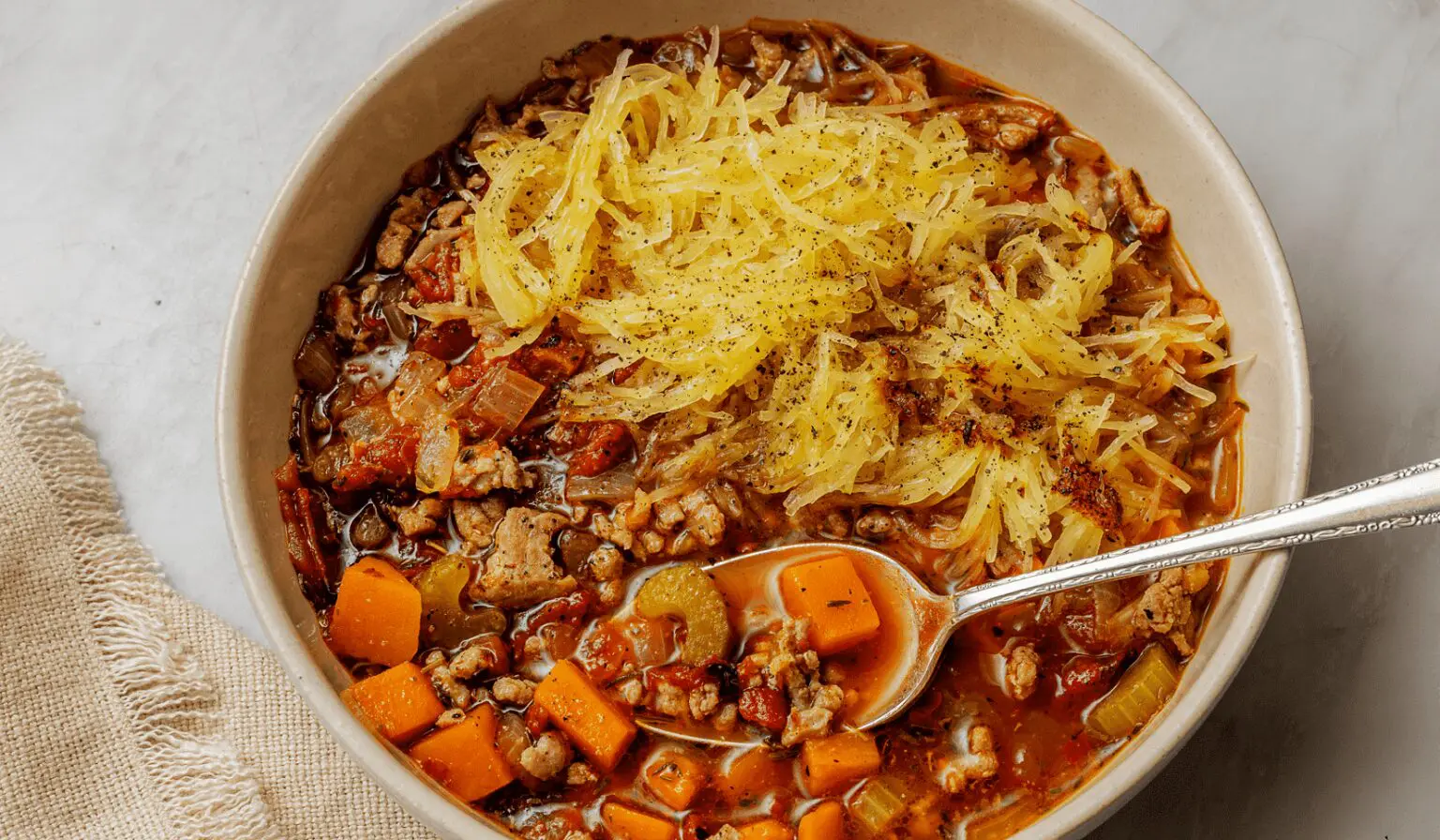 Easy Spaghetti Squash Soup | Tried and True Recipes