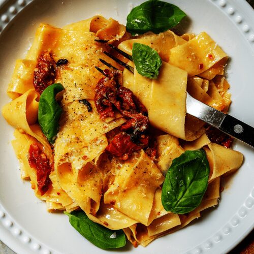 Tomato-Basil Pappardelle | Tried and True Recipes