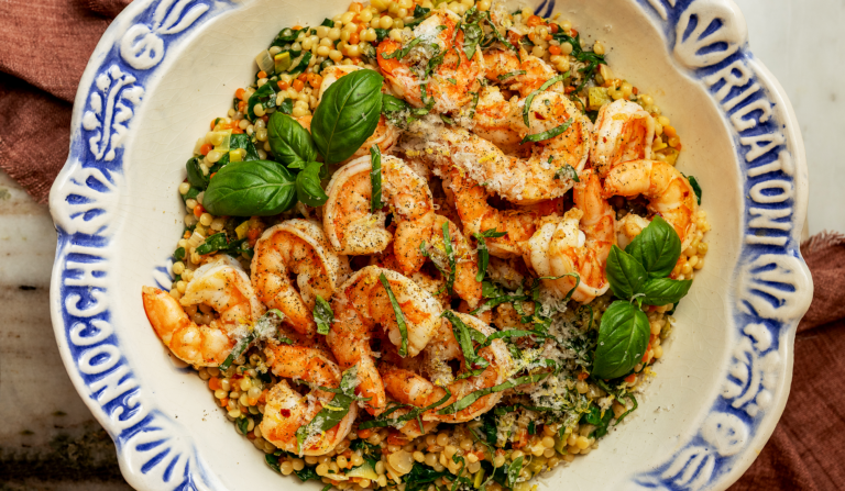 Shrimp and Pearl Couscous | Tried and True Recipes