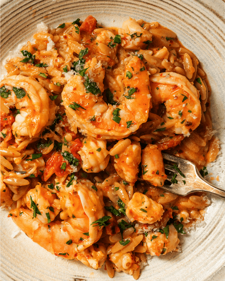 One-Pot Shrimp and Sun-Dried Tomato Orzo | Tried and True Recipes