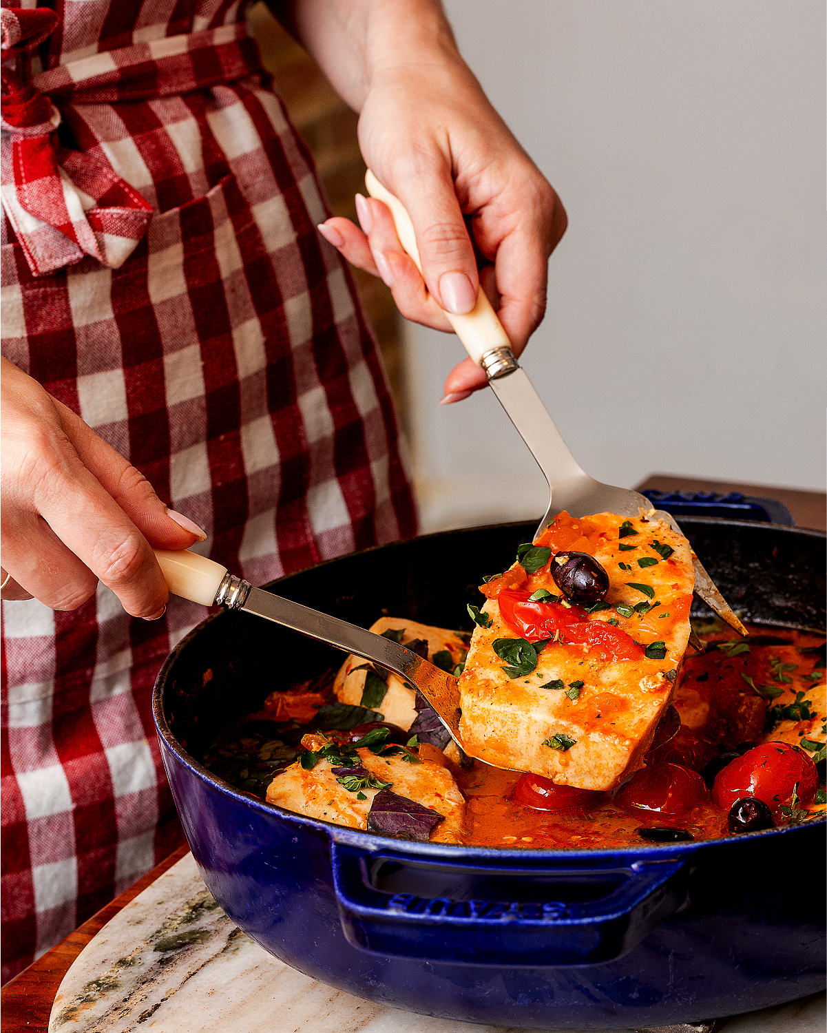 Tomato-Poached Swordfish | Tried and True Recipes