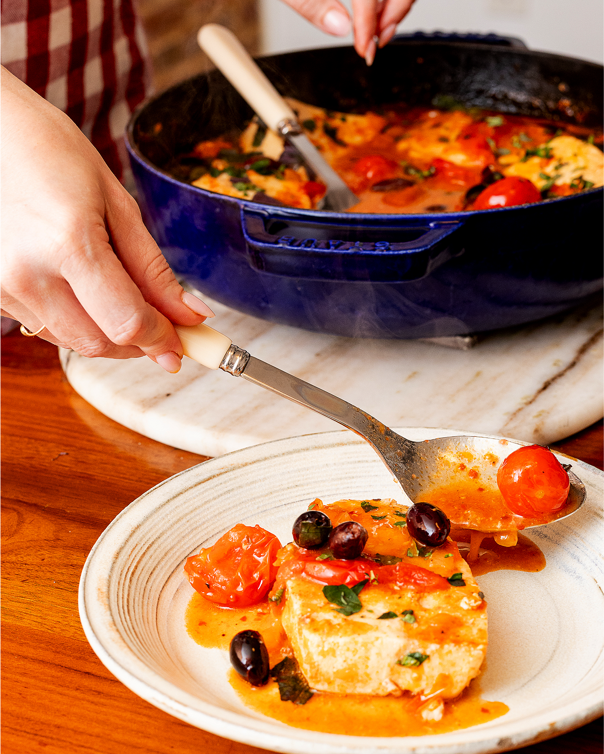 Tomato-Poached Swordfish | Tried and True Recipes